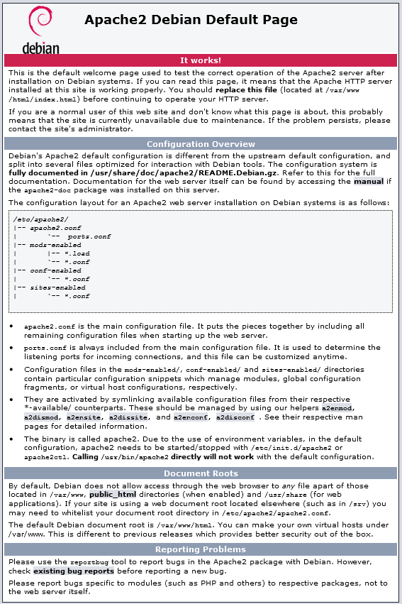 Установка и настройка Apache+PHP+Mysql в Debian | INTROSERV